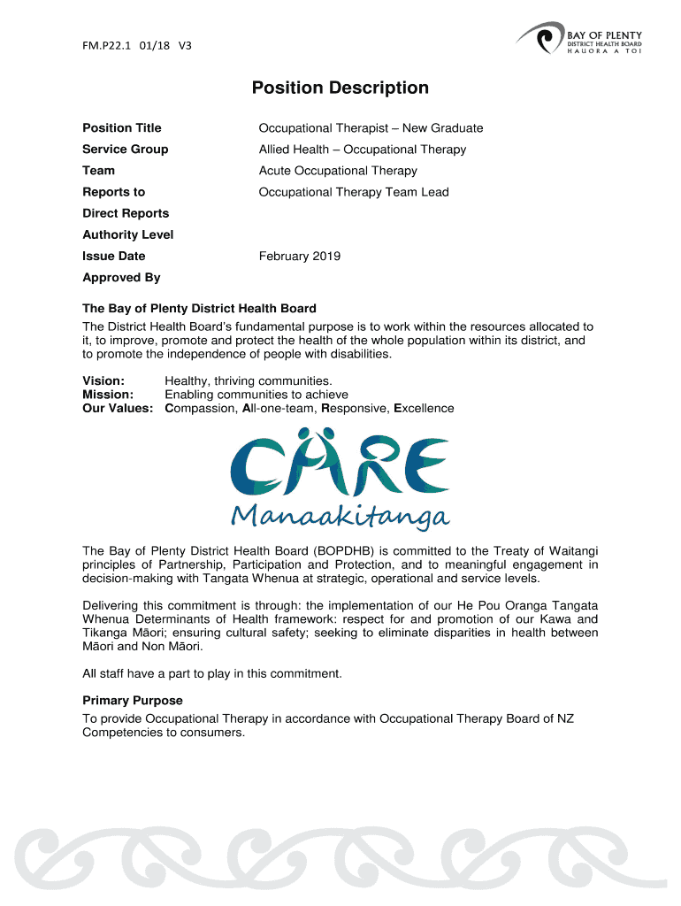 Fillable Online New AOTA Statement on Qualifications Required for ...