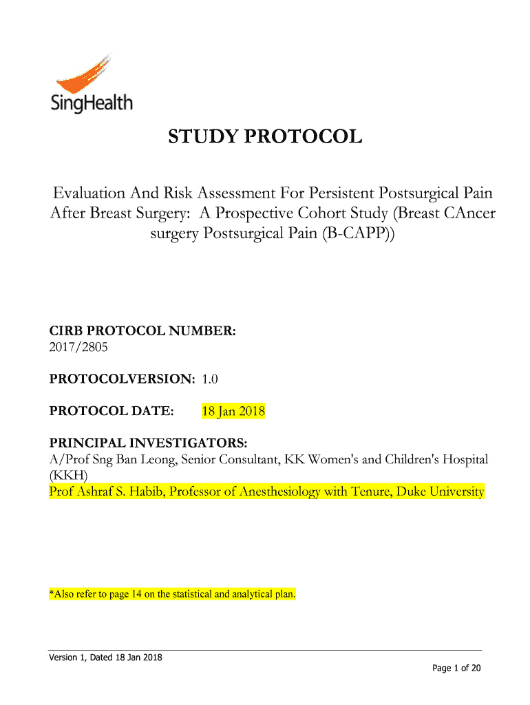Fillable Online CIRB Research Study Protocol Template - ClinicalTrials ...