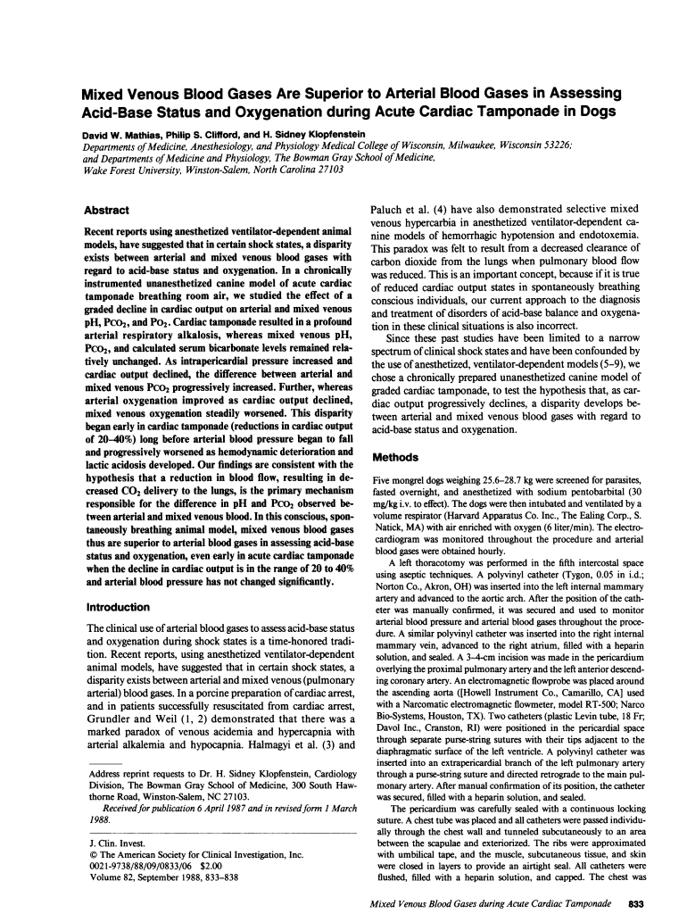 How To Get A Mixed Venous Blood Gas at Roberta York blog