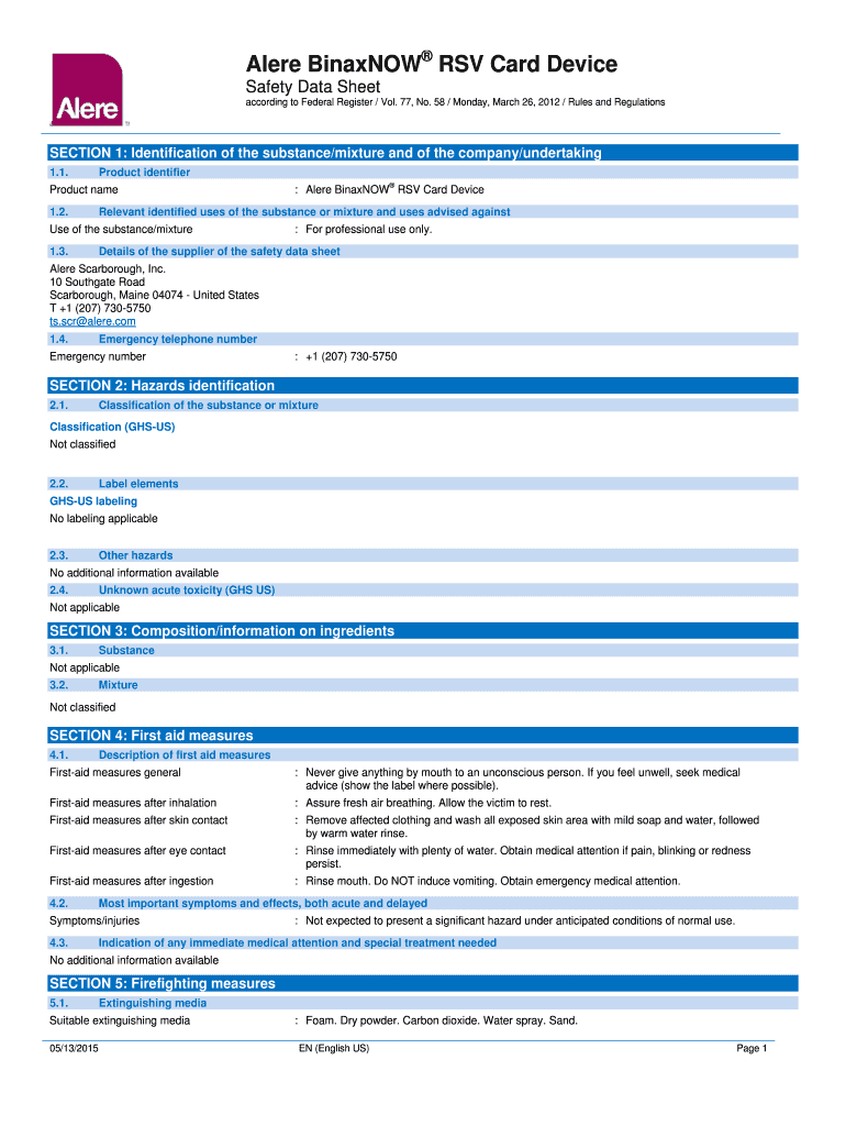 Fillable Online Abbott BinaxNOW RSV Lateral Flow Test Kits :Healthcare ...