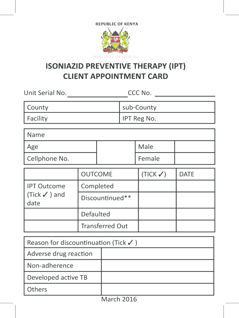 Fillable Online Ministry of Medical Services - Guidelines, Standards ...
