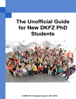 Fillable Online for New DKFZ PhD Fax Email Print - pdfFiller