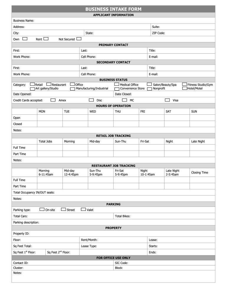 Fillable Online New Client Intake Form - Legal Technology Solutions Fax ...