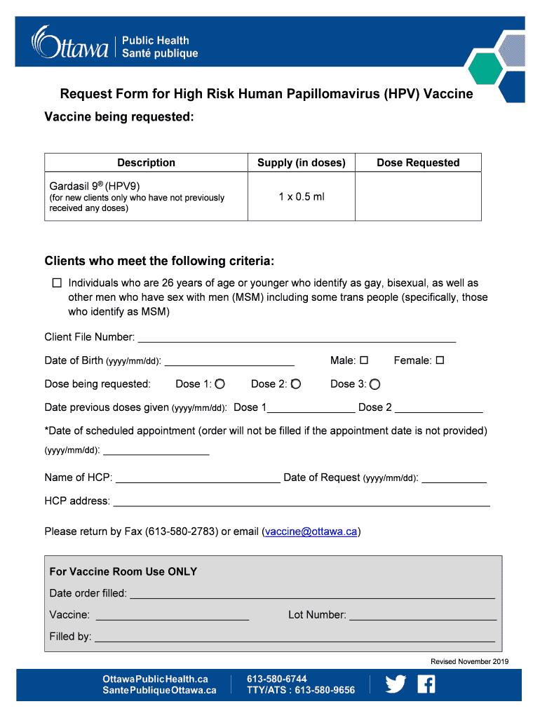 Ottawa public health hpv vaccine: Fill out & sign online | DocHub