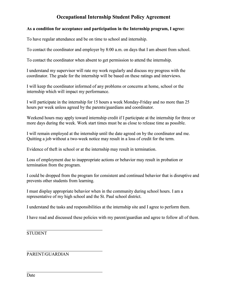 Fillable Online SAMPLE OFFER LETTER FOR PAID INTERN Fax Email Print ...