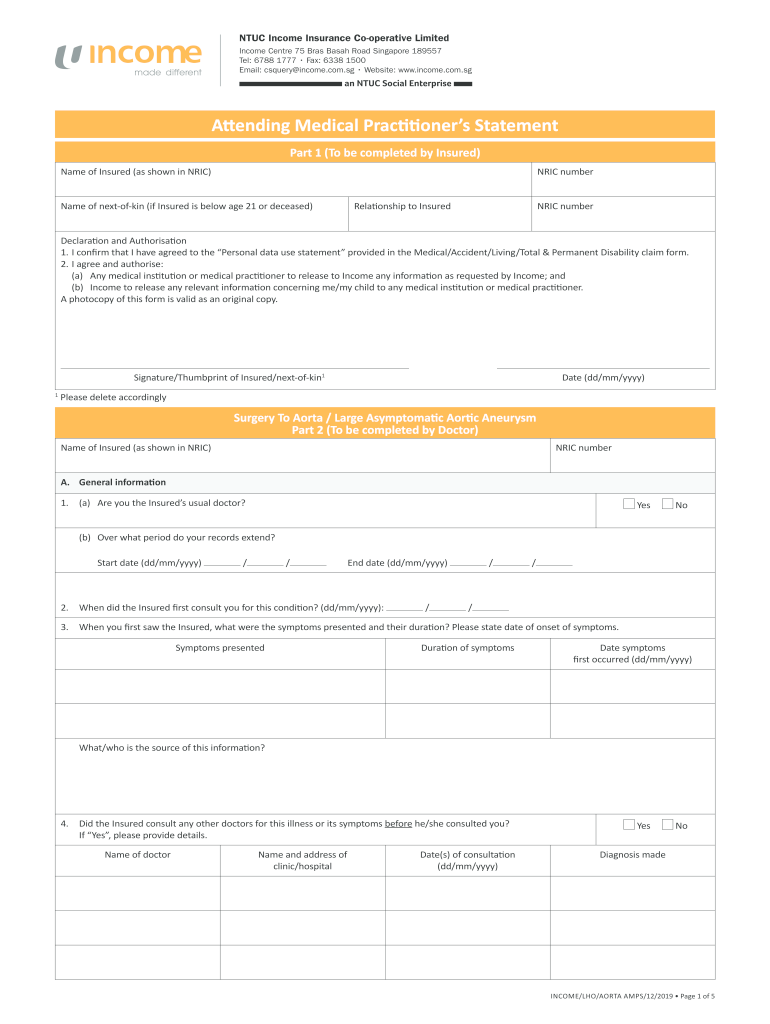 Fillable Online giro application form - Income website - NTUC Income ...