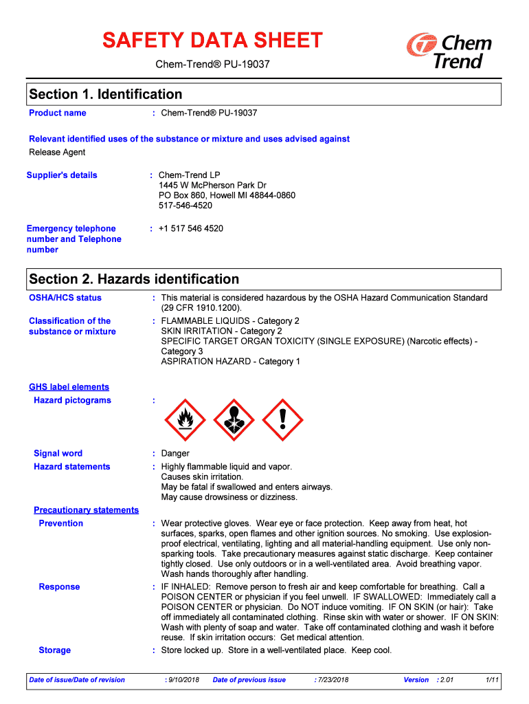 Fillable Online SAFETY DATA SHEET - The Insulation Station Fax Email ...