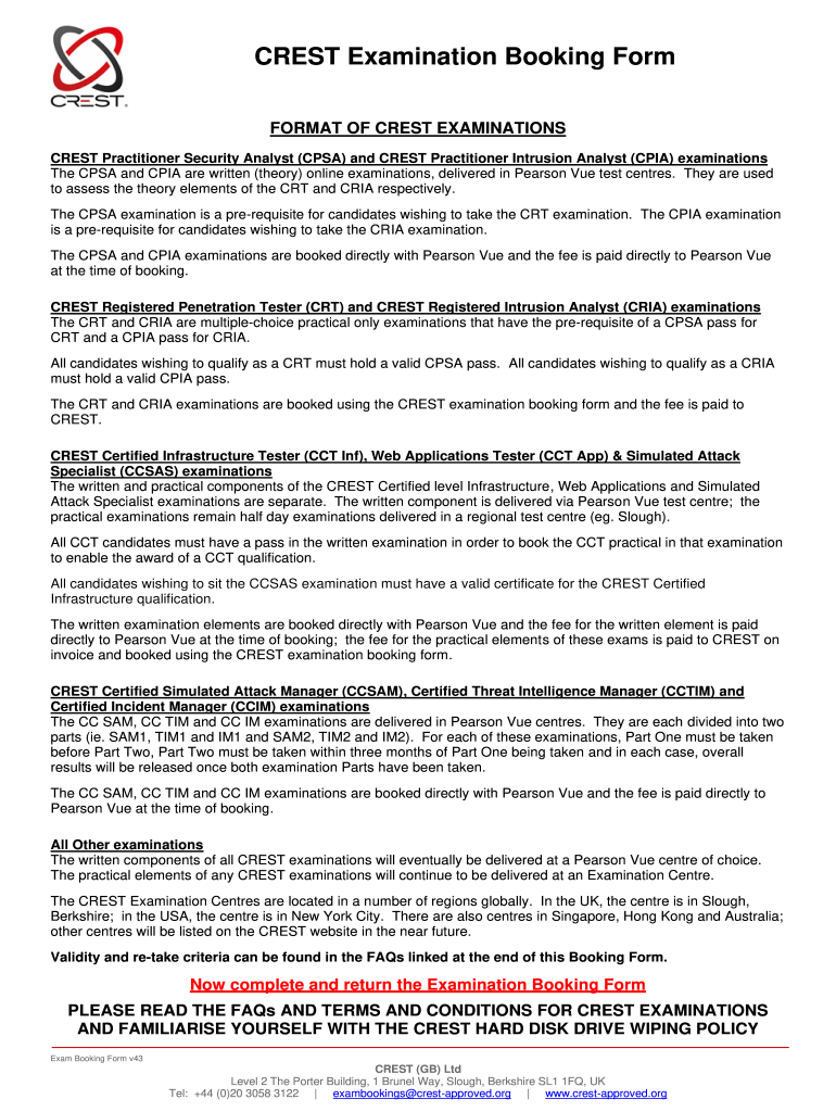 Crest Cpia - Fill Online, Printable, Fillable, Blank | pdfFiller