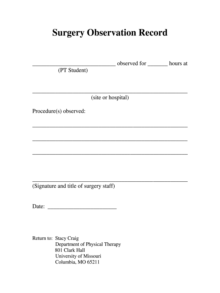 Fillable Online What Is Hospital Observation Status? - Verywell Health ...