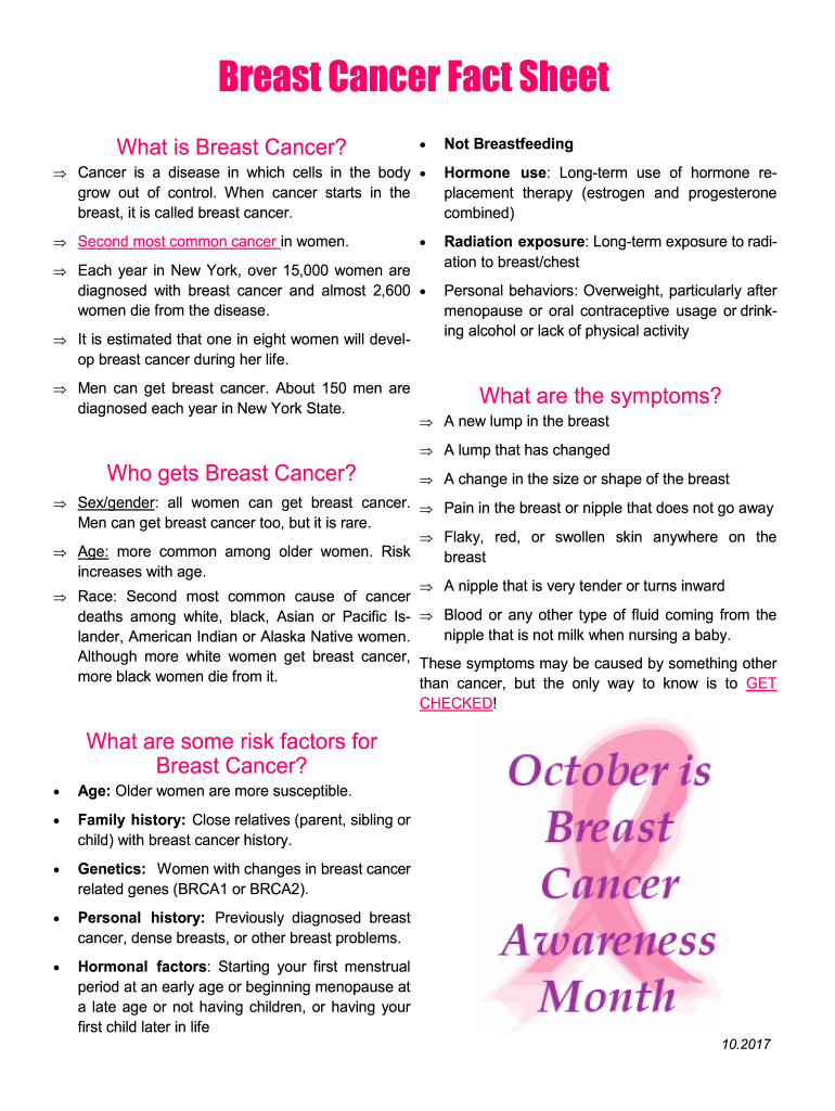 Fillable Online Breast Cancer in Young Women Fact Sheet Fax Email Print ...
