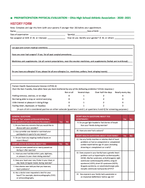 Fillable Online Preparticipation Physical Evaluation Form - hcpss Fax Email Print - pdfFiller