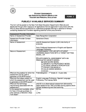 Fillable Online preLAS Assessment System (LAS Links family of products ...