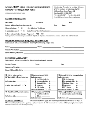 Fillable Online NPDPSC Test Request Form for 14-3-3 Testing - ARUP ...