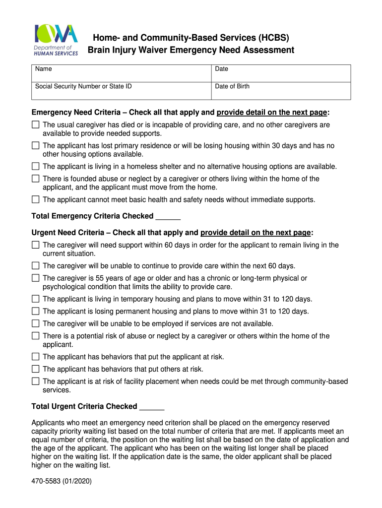 Brain injury waiver colorado: Fill out & sign online | DocHub