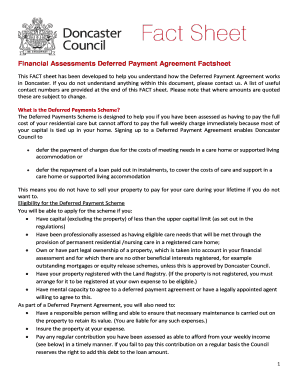Fillable Online Financial Assessments Fact sheet Fax Email Print - pdfFiller
