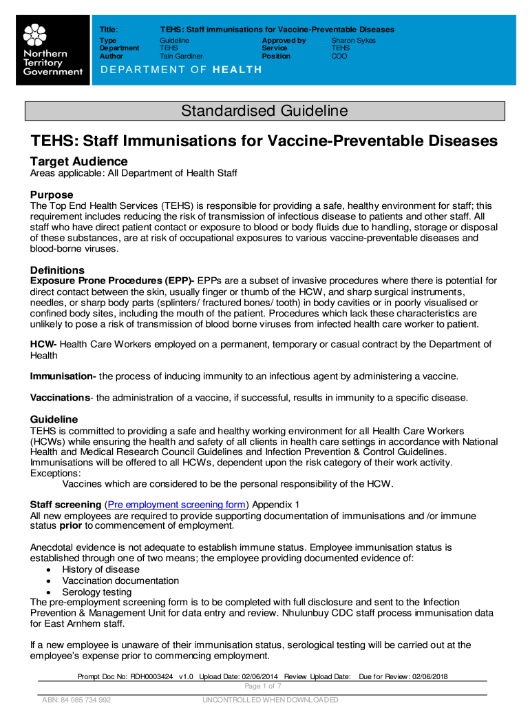 Fillable Online Manual for the Surveillance of Vaccine-Preventable Diseases Fax Email Print ...