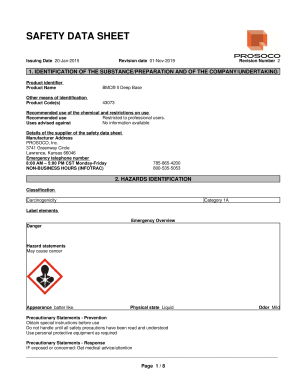 Fillable Online safety data sheet - SYS Systems Fax Email Print - pdfFiller