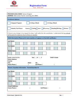 Fillable Online GH - Registration Form.docx Fax Email Print - pdfFiller