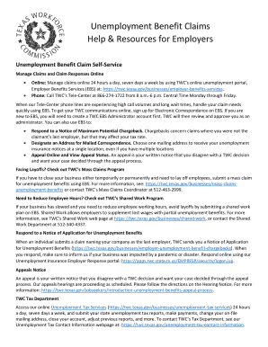 Fillable Online File an Unemployment Insurance ClaimGeorgia Department ...