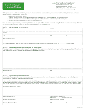 Fillable Online ADA.org: ADA 2020 Membership Application - American ...