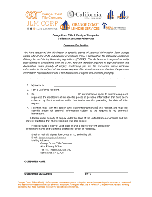 Fillable Online Title Advantage - Sponsored by the Orange Coast Title ...