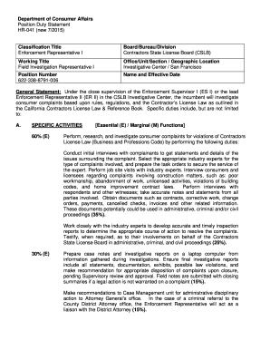 Fillable Online ER Duty Statements Fax Email Print - pdfFiller