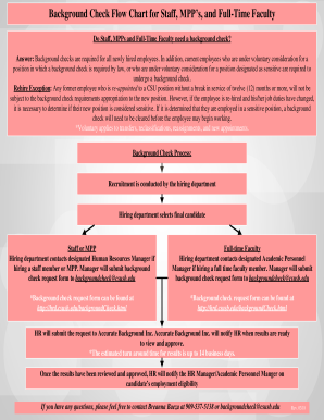 Fillable Online Background Check Flow Chart for Staff, MPPs, and Full ...