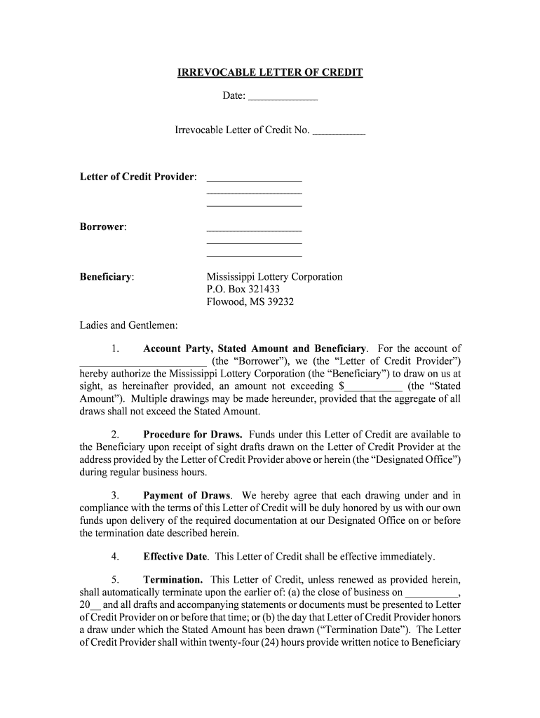 Fillable Online How Letters of Credit Work: Definition and Examples Fax ...