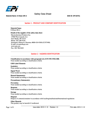 Fillable Online SDS - Ted Pella, Inc. Fax Email Print - pdfFiller