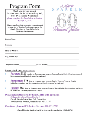 Fillable Online Virtual Program Form 2019.doc Fax Email Print - pdfFiller