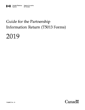 Fillable Online T5013: A Simple Guide to Canadian Partnership Tax Forms ...