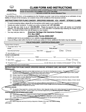 Fillable Online Claim Form and Instructions - Liberty University Fax ...