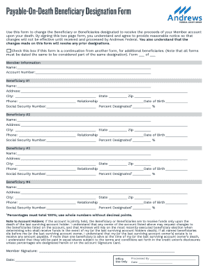 Fillable Online Payable-on-Death (POD) Accounts: The BasicsNolo Fax ...