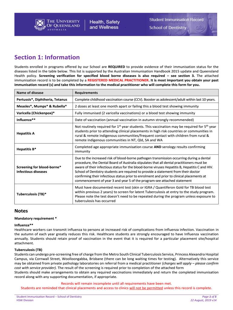 Fillable Online Immunization Guidelines - Florida Department of Health ...