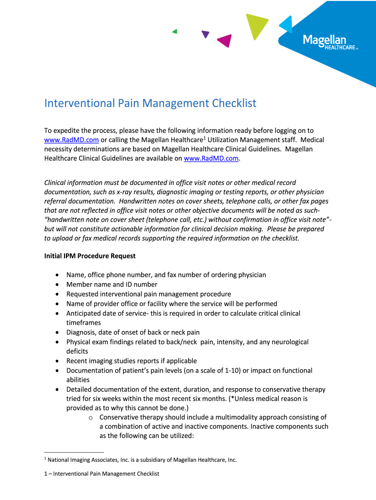 Fillable Online Physical Therapy/Occupational Therapy Checklist - Dean ...