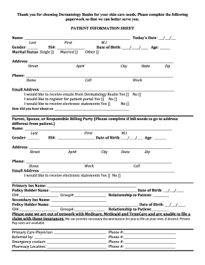 Fillable Online Schedule A Visit - Dermatology Fax Email Print - pdfFiller