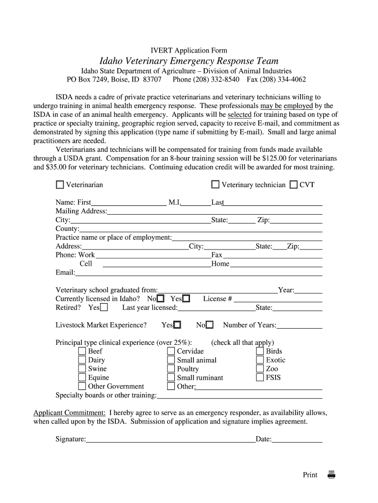 IVERT Application Form- MAIL doc: Fill out & sign online | DocHub