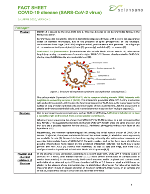 Fillable Online FACT SHEET COVID-19 disease (SARS-CoV-2 virus) - WIV ...