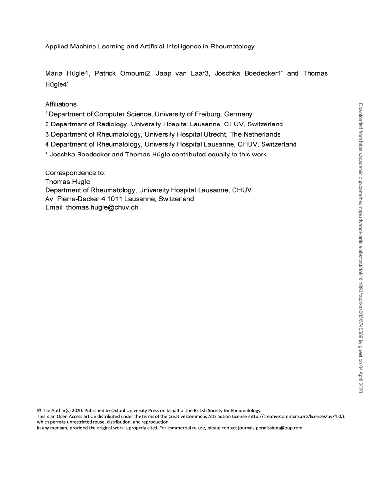Fillable Online Applied Machine Learning and Artificial Intelligence in ... Fax Email Print ...