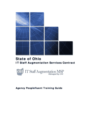 Fillable Online State of Ohio IT Staff Augmentation Services Contract ...