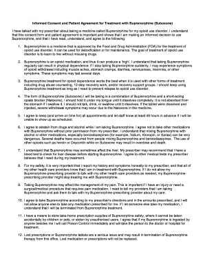 Fillable Online Sample Treatment Agreement - ASAM Fax Email Print ...