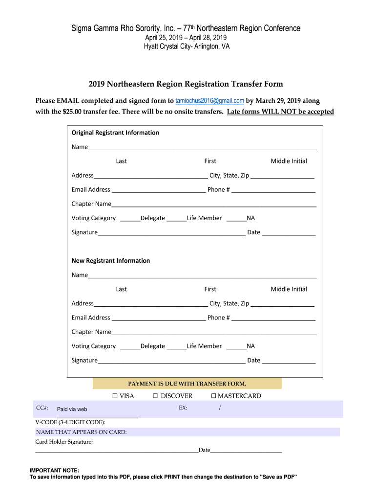 Sigma Gamma Rho Northeastern Region - Fill Online, Printable, Fillable, Blank | pdfFiller