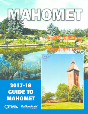 Fillable Online Mayor's Welcome - Village of Mahomet, Illinois Fax ...