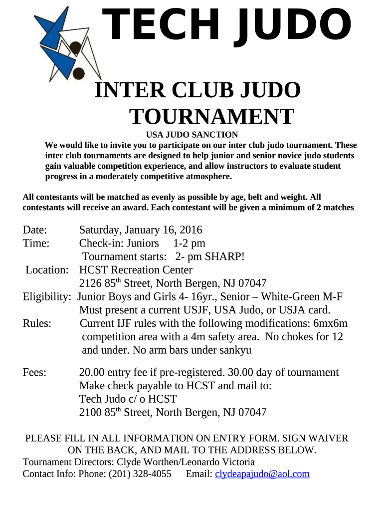 Shufu JudoA member of the United States Judo Federation Doc Template ...