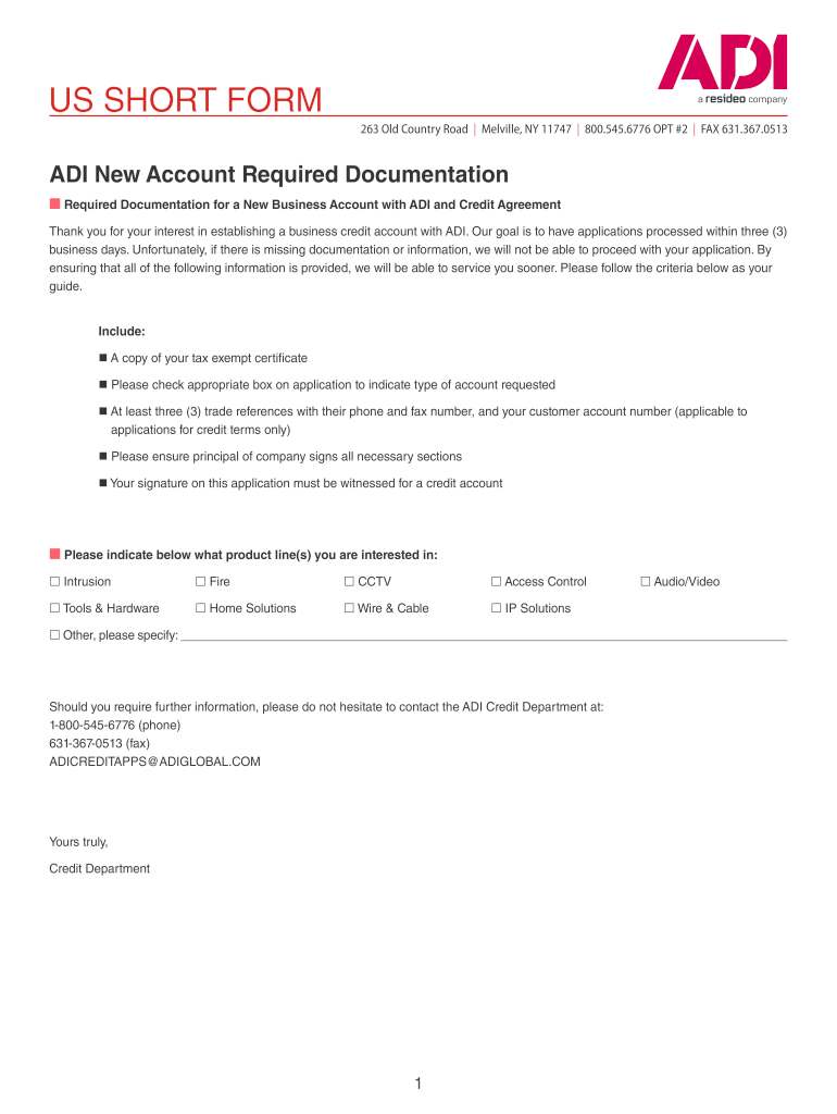 Fillable Online US SHORT FORM APPLICATION. US SHORT FORM APPLICATION ...