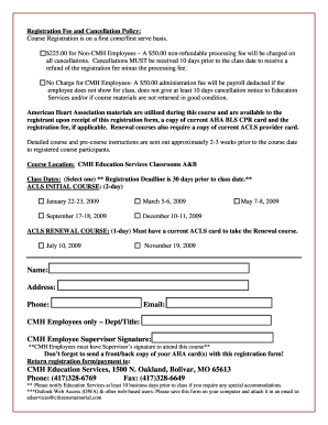 Fillable Online Advanced Cardiac Life Support - Code One CPR Training ...