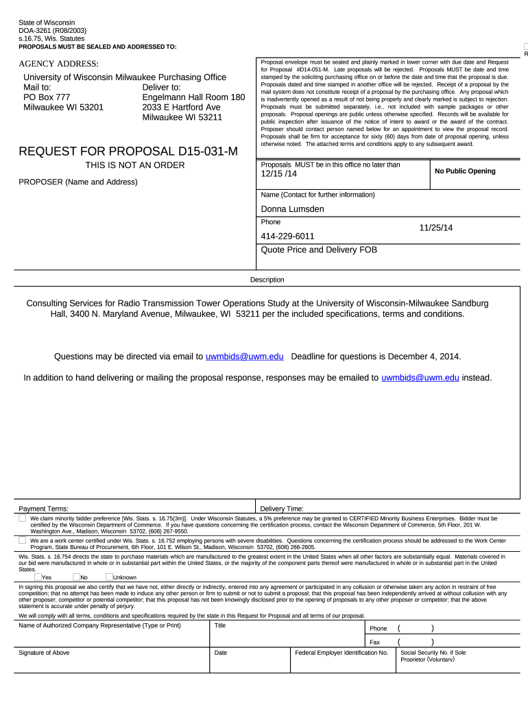 Bid Document. Doc Template | pdfFiller