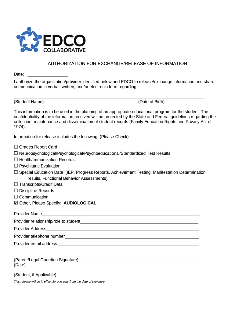 Authorization for Verbal Communication Doc Template | pdfFiller