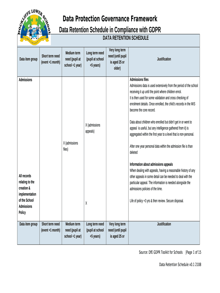Data Protection Governance Framework Compliance with GDPR Doc Template | pdfFiller