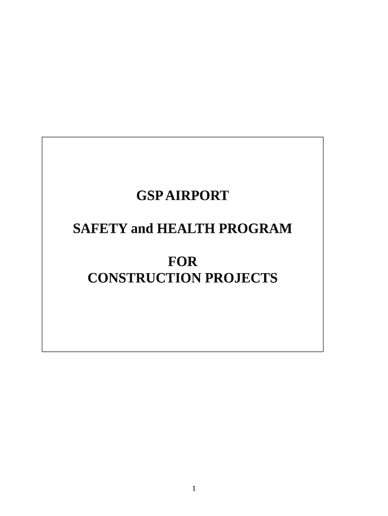 GSP AIRPORT Doc Template | pdfFiller